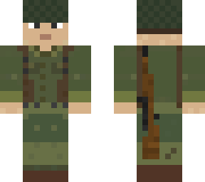 WWII soldier, 506 reg. paratrooper | Minecraft Skin