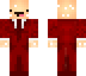 Breadstick in suit v2 | Minecraft Skin