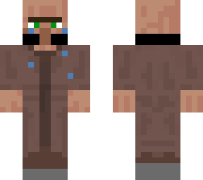 edited villager sad | Minecraft Skin