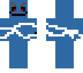 evil blue guy | Minecraft Skin