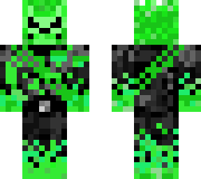 Green Skeleton | Minecraft Skin