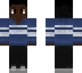 guy in blue stripe shirt | Minecraft Skin