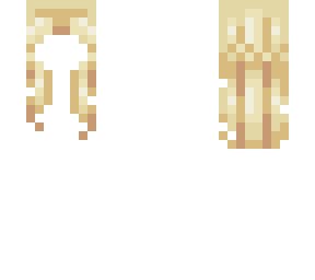 Half Up Crown Braid HB Blonde | Minecraft Skin