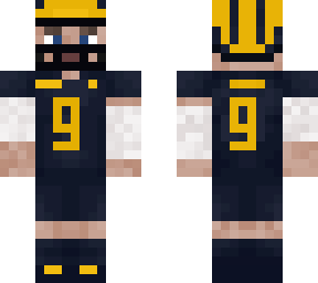 JJ McCarthy - Michigan | Minecraft Skin