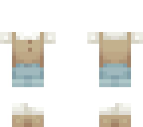 Layered Blouse and Tank OB 1.0 Beige | Minecraft Skin