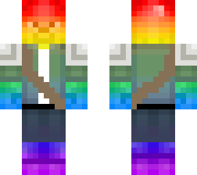 Rainbow Steve | My AU/Minecraft roleplay | Minecraft Skin