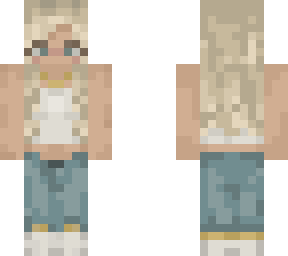 better basic blonde girl | Minecraft Skin