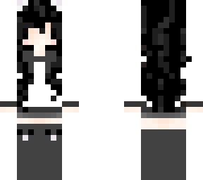 black cutecore | Minecraft Skin