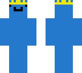 Blue Blob King | Minecraft Skin