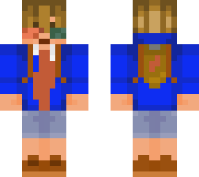 Blue Jumper Copper | Minecraft Skin