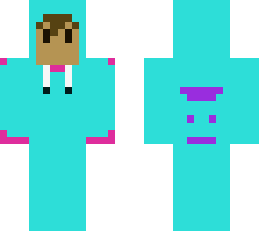 Blue skin Jultuber | Minecraft Skin