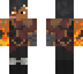 Fire bender | Minecraft Skin