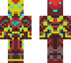 Iron man (Removable armor) (Infinity war) | Minecraft Skin