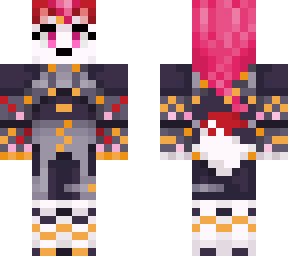 Kimiko Five-Tails (4px version of minecrafterlexi10's original skin ...