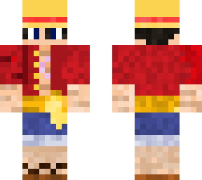 Luffy from one piece | Minecraft Skin