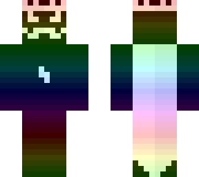 RAINBOW BLAST (Glow) | Minecraft Skin