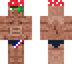 Ripped Iskall vilager | Minecraft Skin