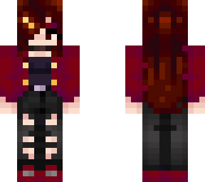 Stylized Trepidation GF (Friday Night Funkin) | Minecraft Skin