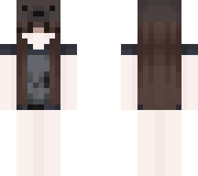 Brown bear girl comfy | Minecraft Skin