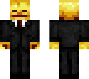 Elegant Golden Skeleton | Minecraft Skin