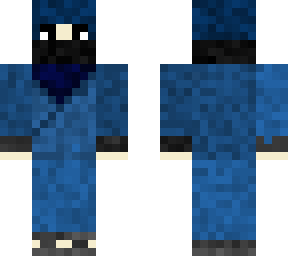 Gabimaru The Hollow (With hood) | Minecraft Skin