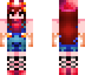 Stylized IHY GF (FNF/Mario's Madness V2) | Minecraft Skin