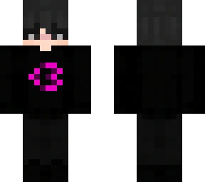 Pink Boy Skin Dark Jacket | Minecraft Skin