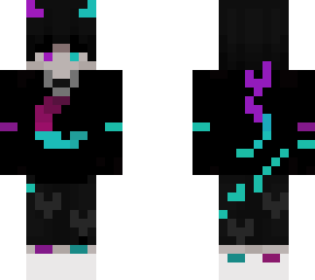 purple cyan boy | Minecraft Skin