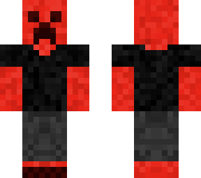 red creeper guy | Minecraft Skin