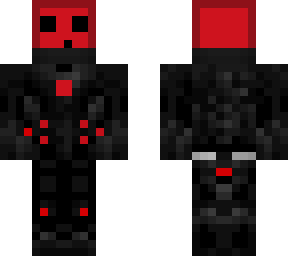 Red Slime Cyborg | Minecraft Skin