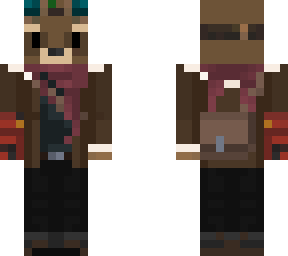 Tanuki Adventurer W/Goggles | Minecraft Skin