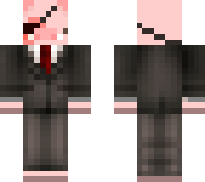 Eye Patch Business Pig | Minecraft Skin