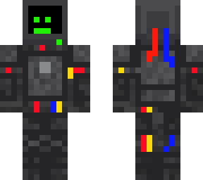 Futuristic AI Paul finished | Minecraft Skin