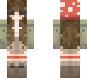 mushroom girl | Minecraft Skins
