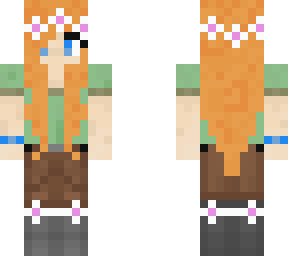 Preppy Alex with bracelet | Minecraft Skin