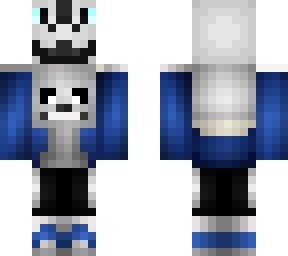 Sans with a Gaster Blaster | Minecraft Skin