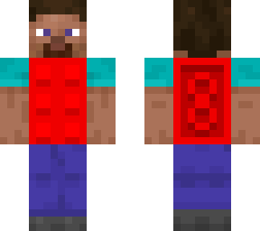 Steve in a Lego Brick (also template) | Minecraft Skin
