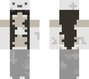 white hood | Minecraft Skins