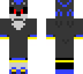 android shadow (blue) v2 | Minecraft Skin