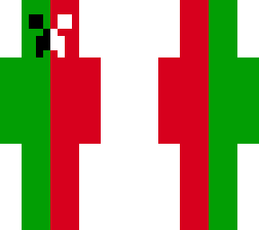 Oddly satisfying reverse creeper | Minecraft Skin