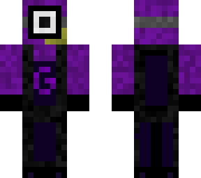 Purple minion Stuart | Minecraft Skin