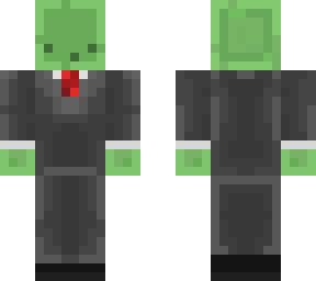 Slime With Derp Face | Minecraft Skin