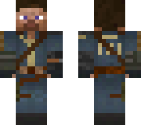 Armored Vault Jumpsuit Steve (fallout 3) | Minecraft Skin