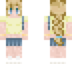 cute chic blondie | Minecraft Skin