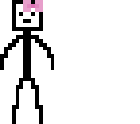 Girl stickman | Minecraft Skin