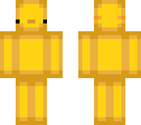 Golden Axolotl Skin | Minecraft Skin