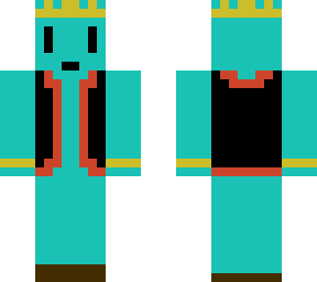 king of the cyan skins | Minecraft Skin