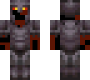 Magma Cube In Netherite Armor | Minecraft Skin