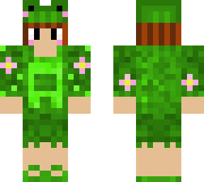 frog girl | Minecraft Skins
