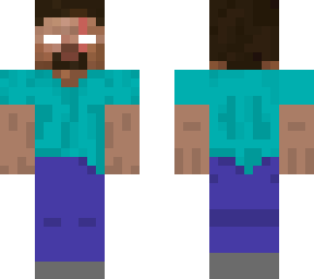 Herobrine but he has a cool scar :3 | Minecraft Skin